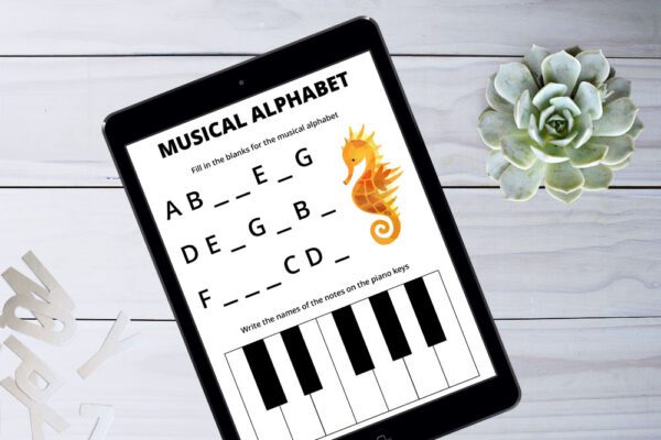 How to Use Worksheets on an iPad or Tablet • Pianosaurus Rex